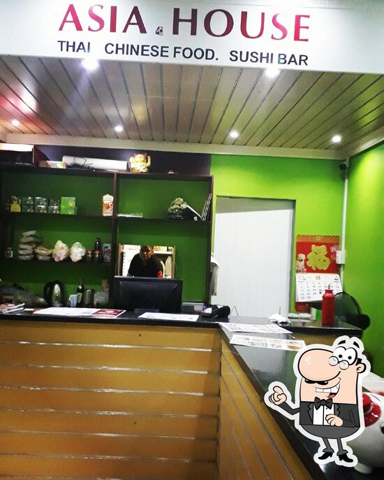 Menu at Asia House restaurant, Vanderbijlpark