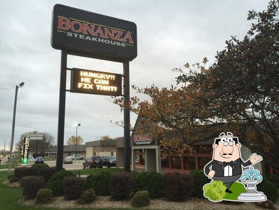 Menu at Bonanza Steakhouse, Mason City