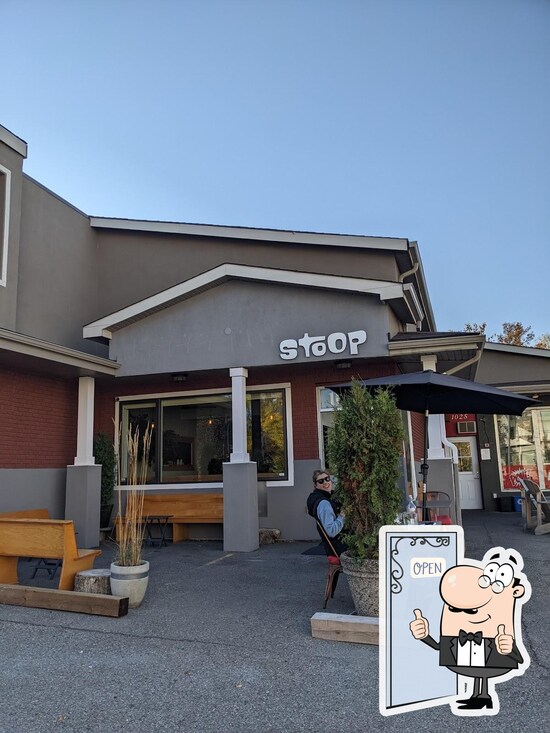 Menu at Stoop Cafe, Calgary