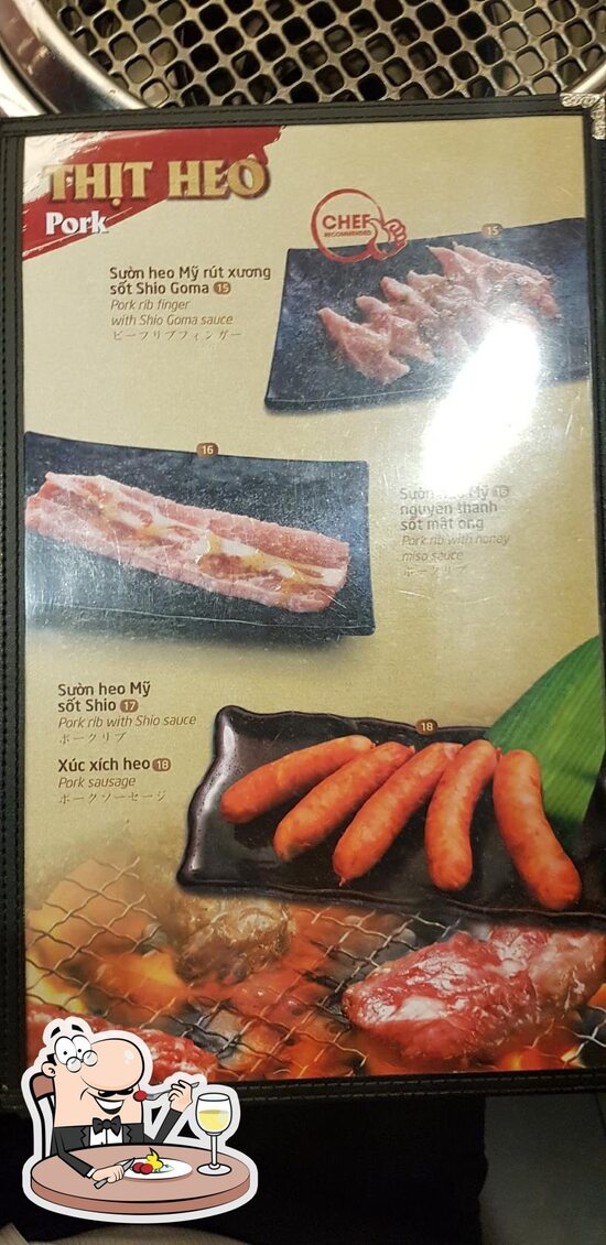 Menu at Sumo Yakiniku BBQ, Ho Chi Minh City, 439A1 Đ. Phan Văn Trị