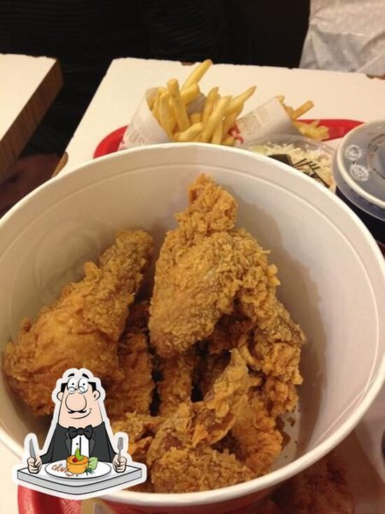 Menu at KFC, Eindhoven, Marktstraat 1