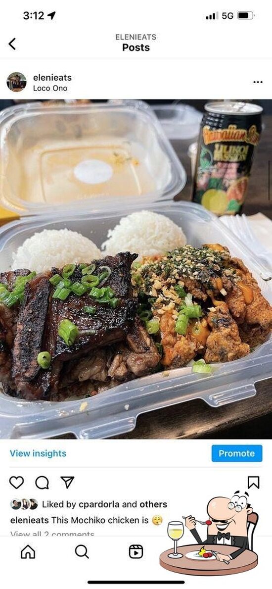 Menu at Loco Ono - Poke & Hawaiian BBQ (Reno, Midtown), Reno, S Virginia St