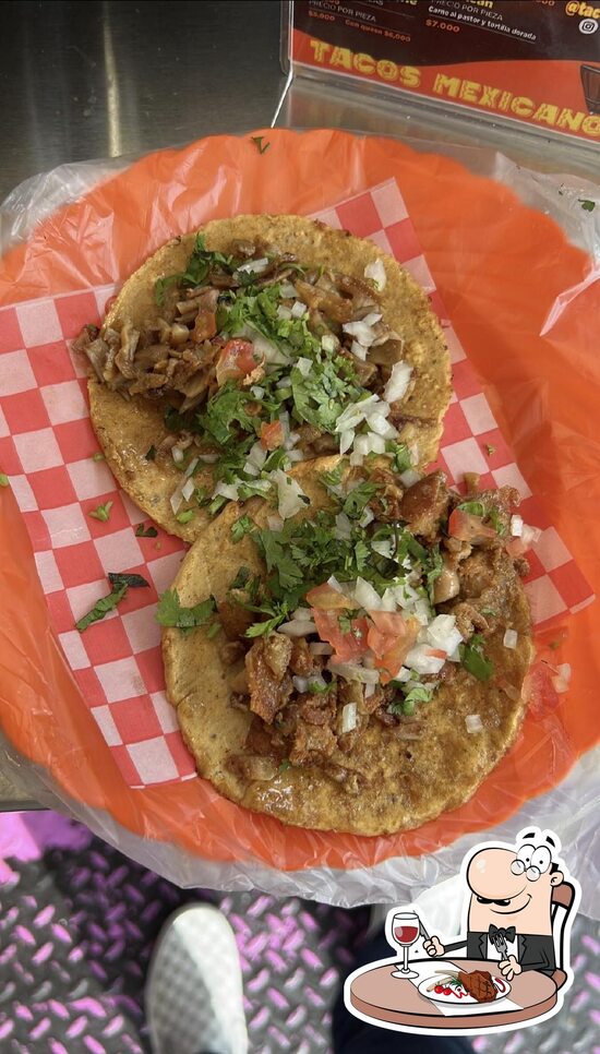 Menu at Tacos el charro del 8 restaurant, Colombia