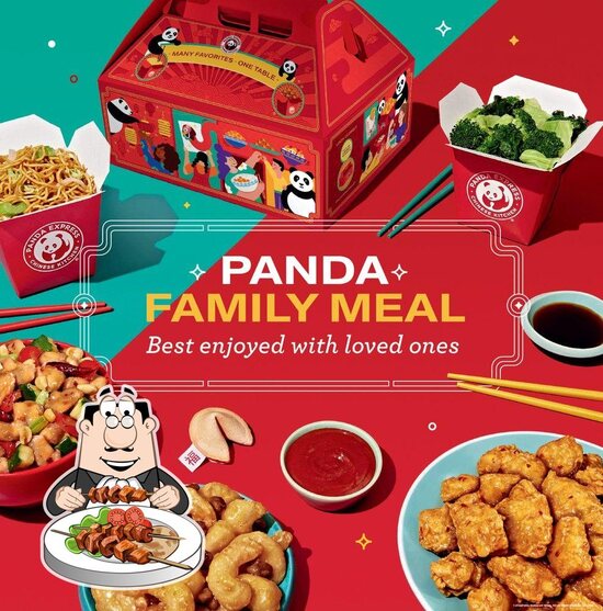 Menu at Panda Express fast food, Richmond, 521 Lancaster Ave