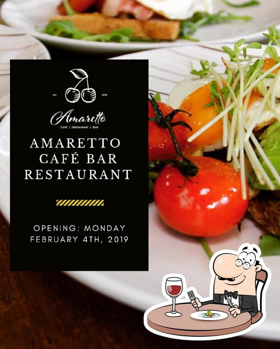 Menu at Amaretto Café Restaurant Bar, Taringa