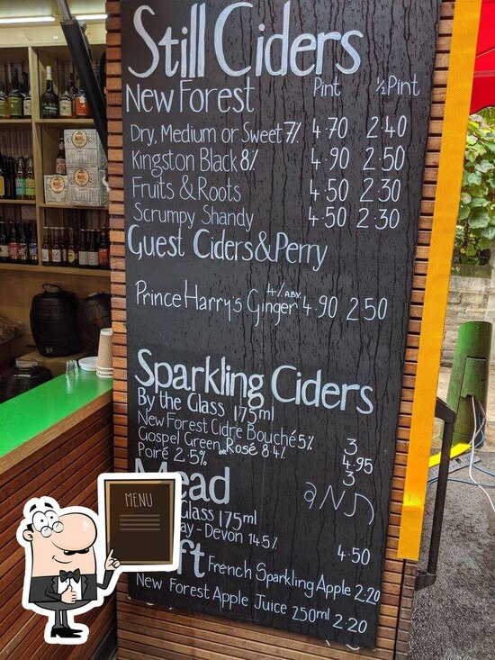 The London Cider House, London - Restaurant menu, prices and reviews