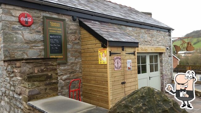 Menu at The Old Stables Fried Fish restaurant, Sennybridge