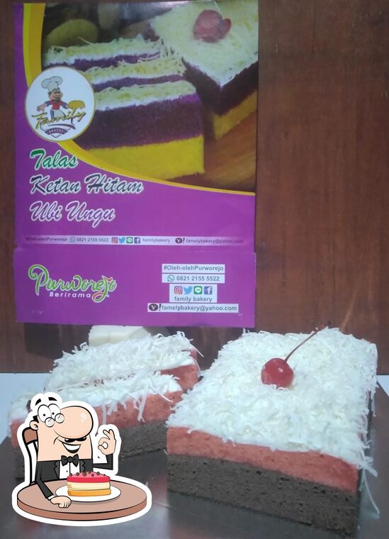 Menu at Family Bakery, Kutoarjo