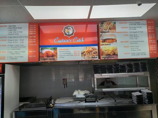 Menu at CAPTAINS CATCH restaurant, Chatsworth