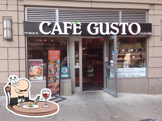 Cafe Gusto, 111 Worth St in New York City - Restaurant menu and reviews