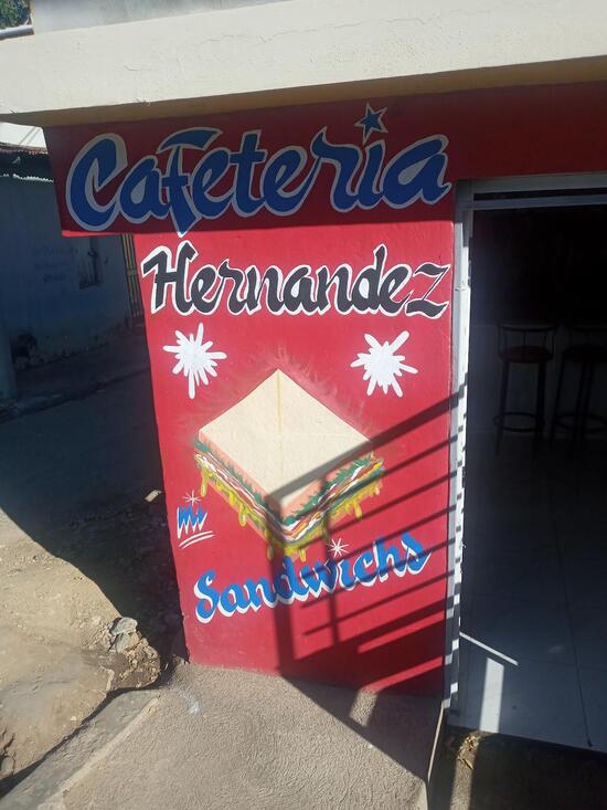 Menu at Cafetería Hernandez, Santiago De Los Caballeros