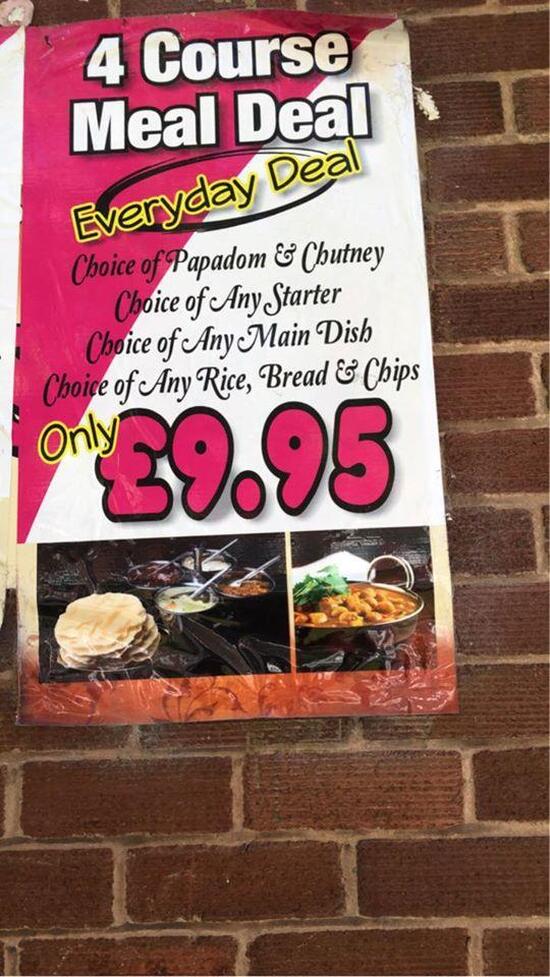 Menu at Curry Cottage Restaurant and Takeaway, Dukinfield