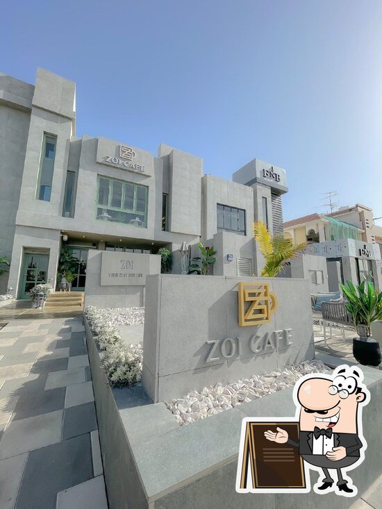 Menu at Zoi Cafe, Al Ain, Hamdan Bin Zayed the First St