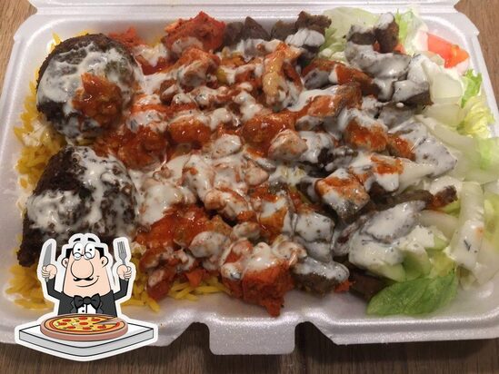 Carta del restaurante Halal Gyro Express, Filadelfia, John F Kennedy Blvd
