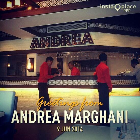 Menu at Andrea restaurant, Cairo, 120-، 124 El-Sayed El-Merghany