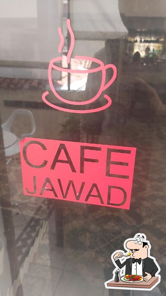 Menu at Café jawad, Casablanca