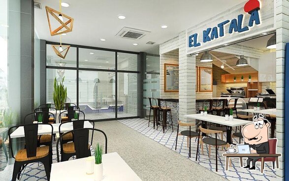 Menu at El Katala cafe, Central Jakarta