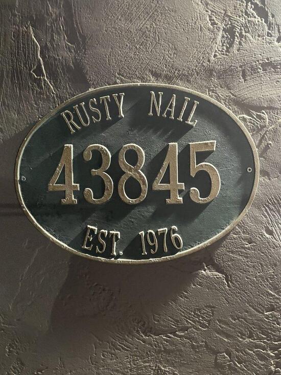 Menu at Rusty Nail Lounge pub & bar, Canton
