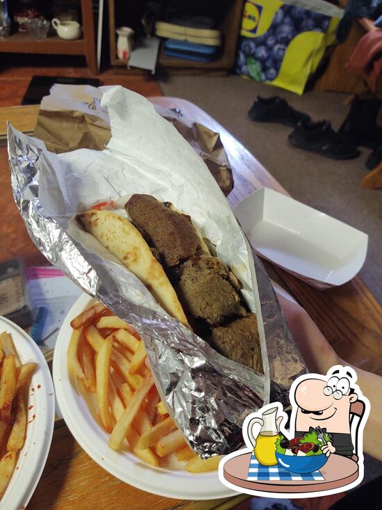 Menu at Yaya's Gyros restaurant, Centereach