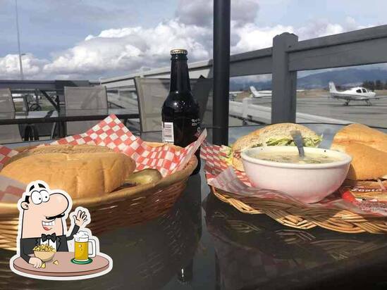 Menu at Runway Cafe, Pitt Meadows