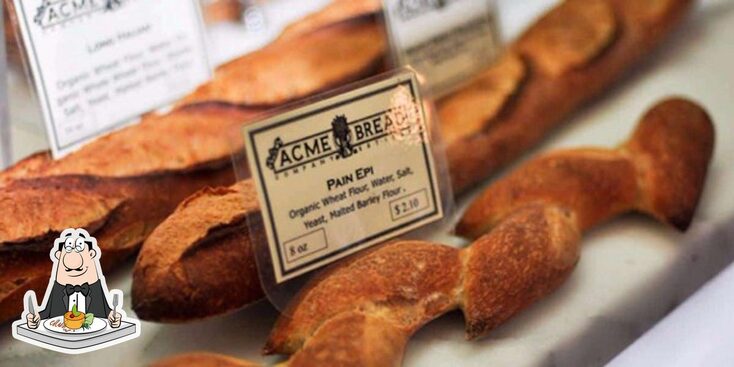 Menu at Acme Bread Company restaurant, San Francisco