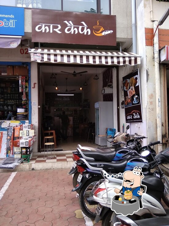 Menu at car cafe, Indore