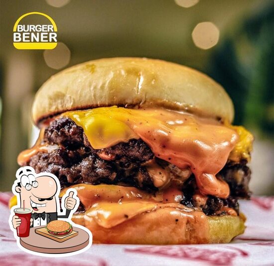 Menu at BURGER BENER TANJUNG DUREN restaurant, West Jakarta