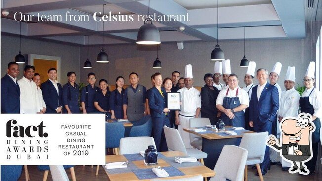 Menu at Celsius Restaurant, Dubai