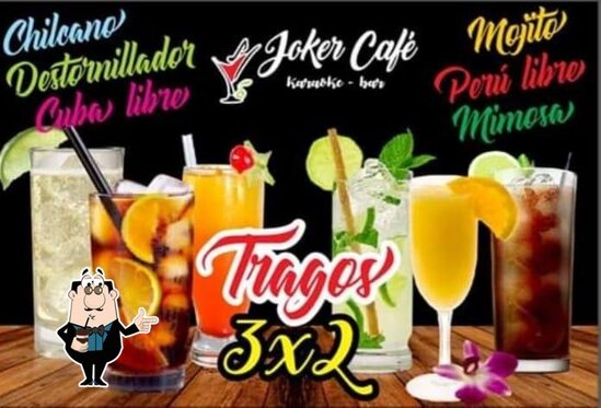 Menu at Joker Café, La Merced