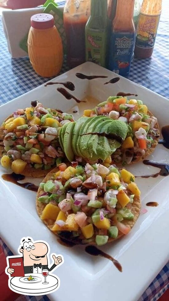 Carta del restaurante Mariscos El Garage, Ensenada, C. Once 1104