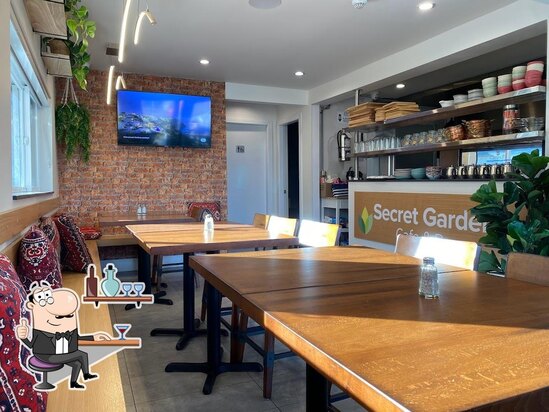 Menu at Secret Garden Cafe & Bar, Harrison Hot Springs