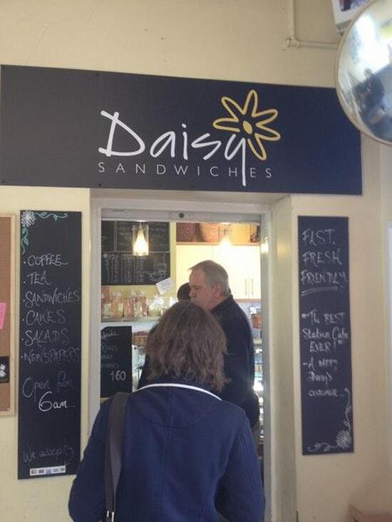Menu at Daisy Sandwiches cafe, Godalming