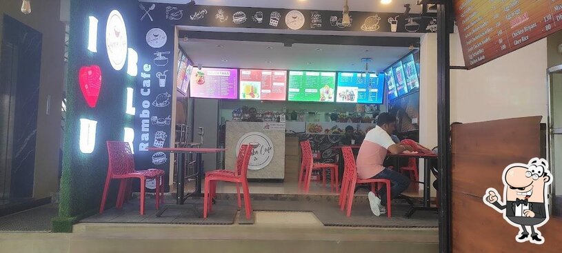 Menu at Rambo Cafe, Bengaluru