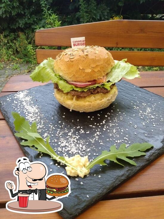 Menu at Canadian Burger restaurant, Rumia
