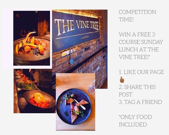 Menu at The Vine Tree Llangattock pub & bar, Crickhowell