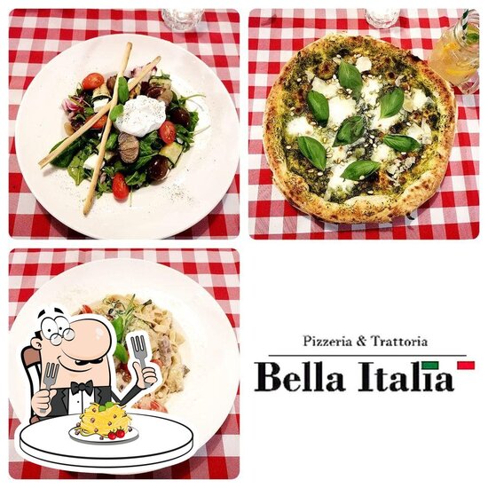 Menu at Bella Italia restaurant, Radom