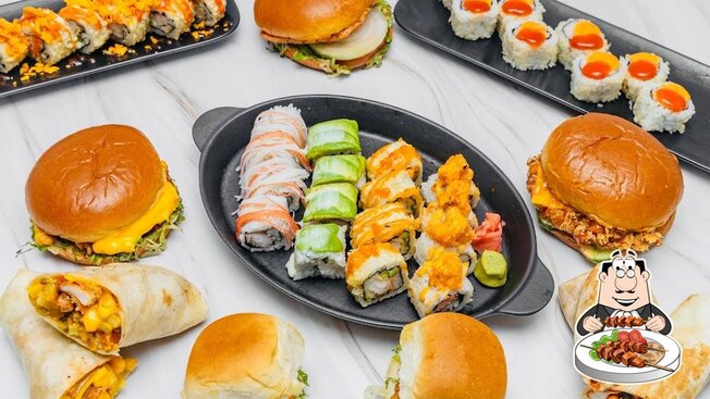 Menu at Magic sushi restaurant, Abu Dhabi