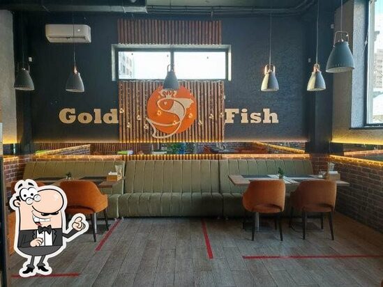 Menu at Goldfish restaurant, Serpukhov