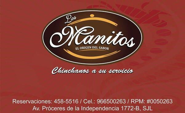 Menu at LOS MANITOS restaurant, Lima