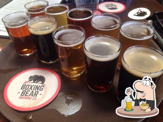 Menu at Boxing Bear Brewing pub & bar, Albuquerque