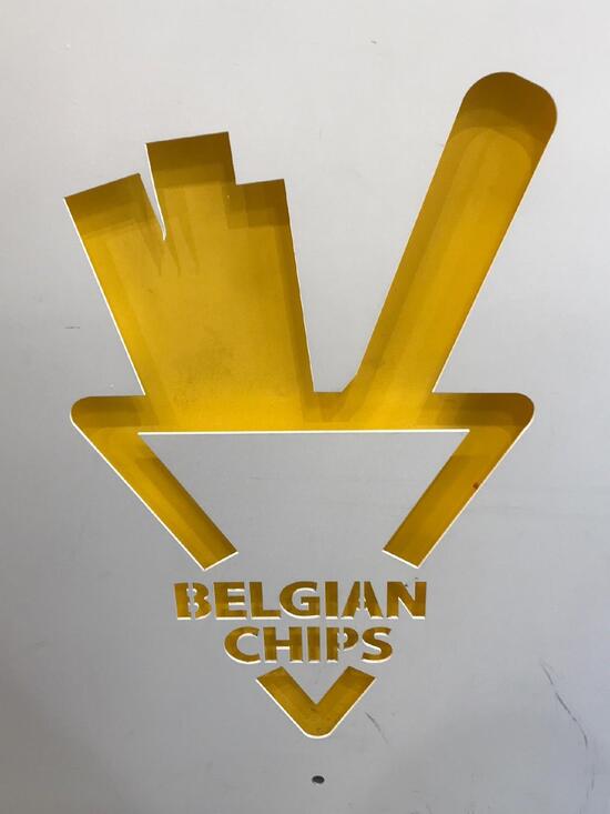 Menu at Belgian Chips restaurant, Brighton, 3 St James's St