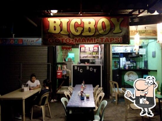 Menu at Big Boy Tapsihan restaurant, Marikina