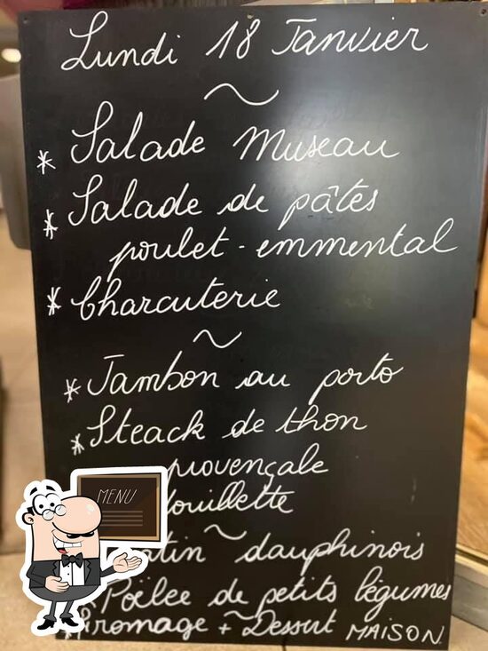Menu au Chez Toto restaurant, Saint-Georges-de-Montaigu
