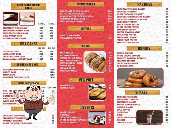 Menu at SSS Bakers - Best Cake Shop in Faridabad, Faridabad, B-121