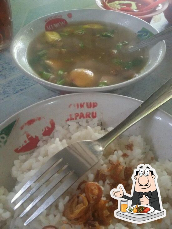 Menu at Sop ayam pak MIN restaurant, Boyolali