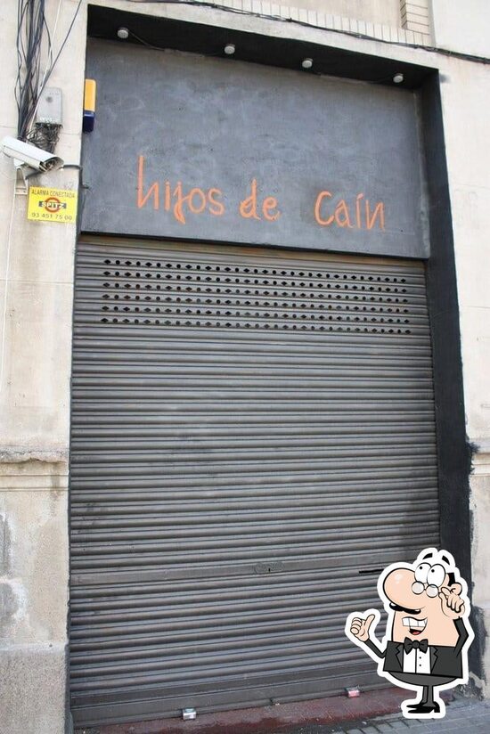 Carta del pub y bar Hijos del Caín, Barcelona