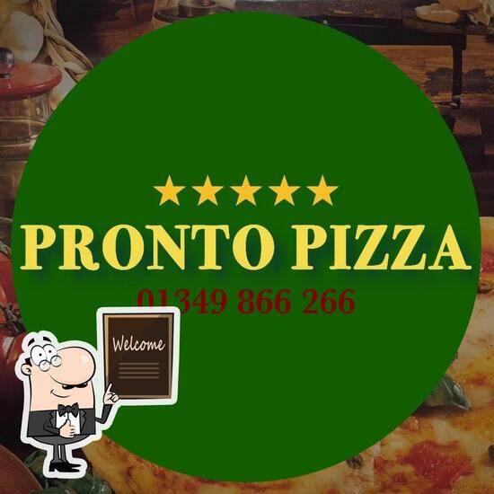 Menu at Pronto Pizza fast food, Dingwall