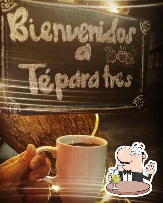 Menu at Té para tres cafe, Saltillo