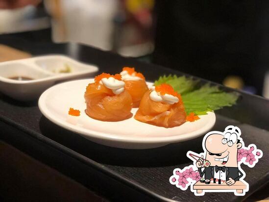 Menu at Sushi Grand ซูชิสายพานย่างไฟ restaurant, Khon Kaen
