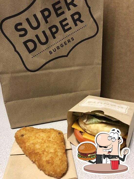 Menu at Super Duper Burgers restaurant, South San Francisco